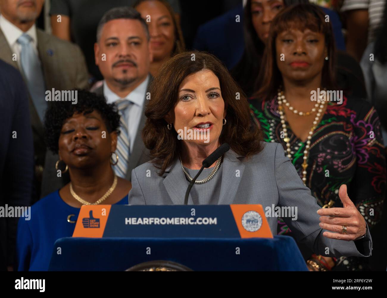 New York Governor Kathy Hochul Joins Nyc Mayor Eric Adams New York