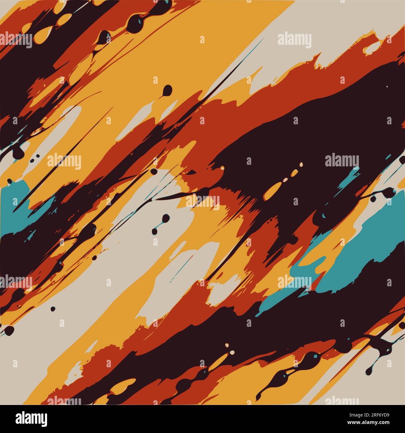 A Modern abstract art painting Stock Vector Image & Art - Alamy