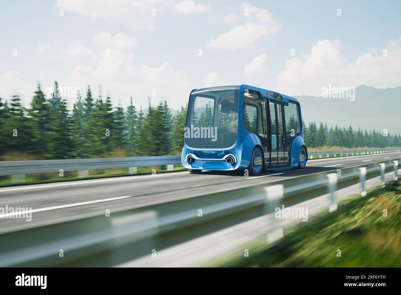 Autonomous electric smart bus hi-res stock photography and images - Alamy