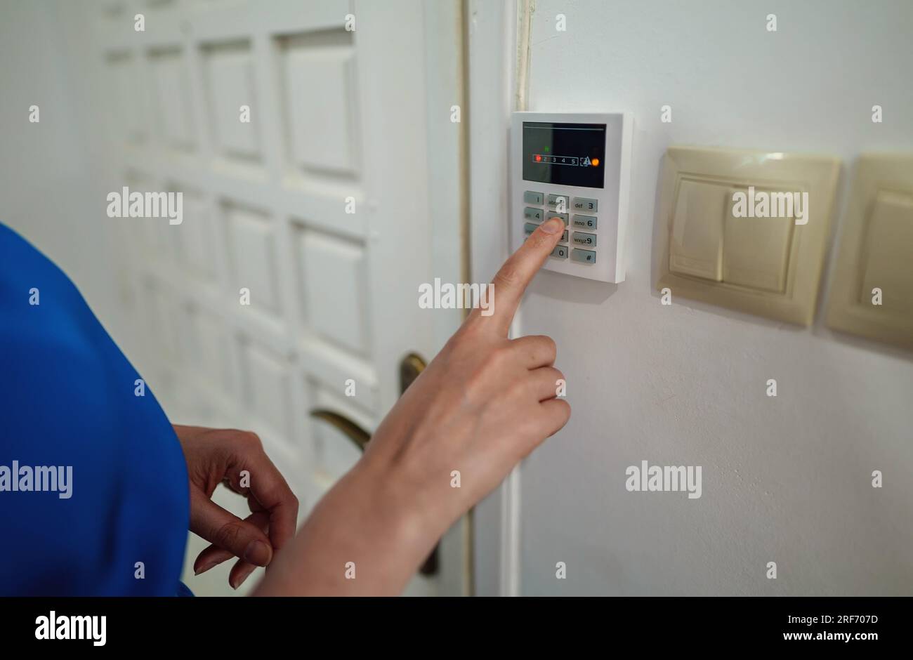 Code system touching hi-res stock photography and images - Alamy