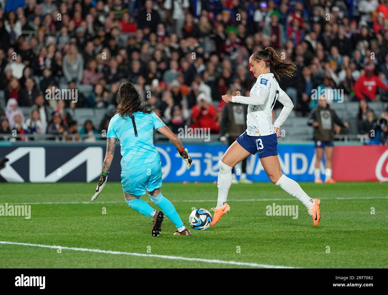 August 01 2023: Pereira Ines (Portugal) and Alex Morgan (USA) battle ...
