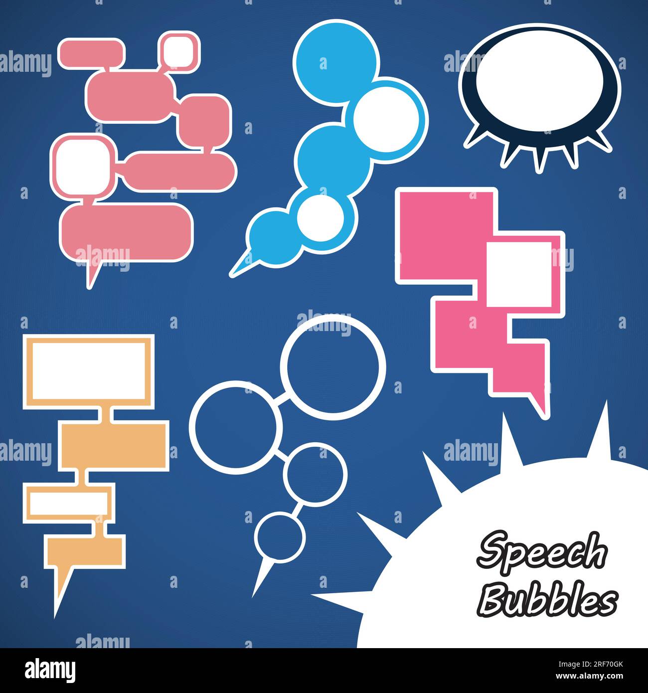 Speech caption Stock Vector Images - Alamy