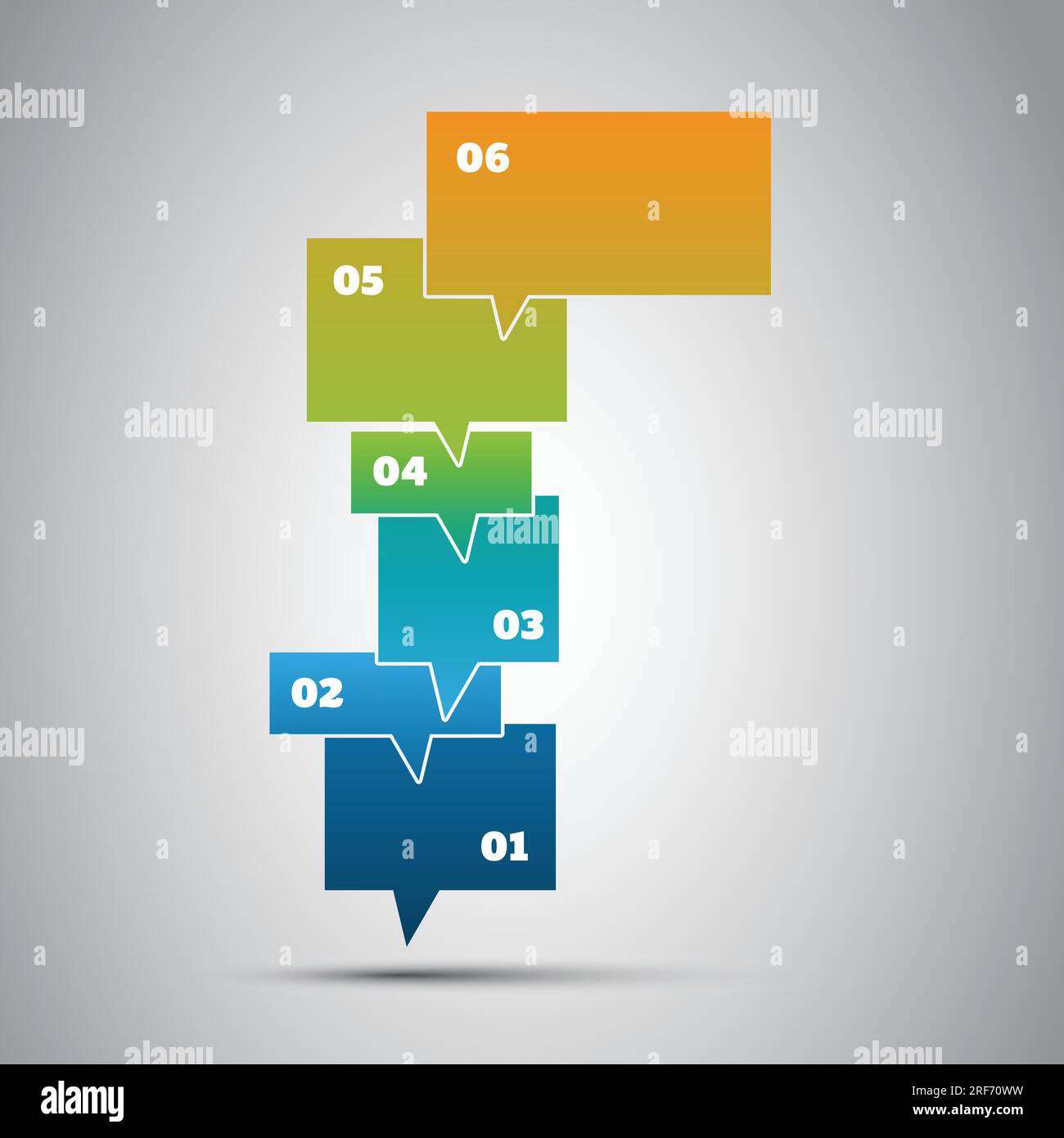 Speech Bubble Set - Infographic Design Stock Vector Image & Art - Alamy