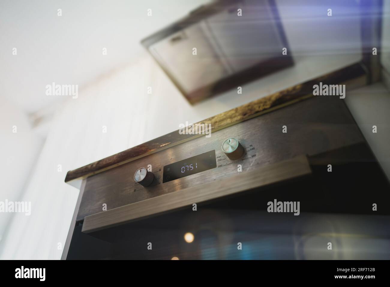 Modern electric stove with induction cooktop Stock Photo - Alamy