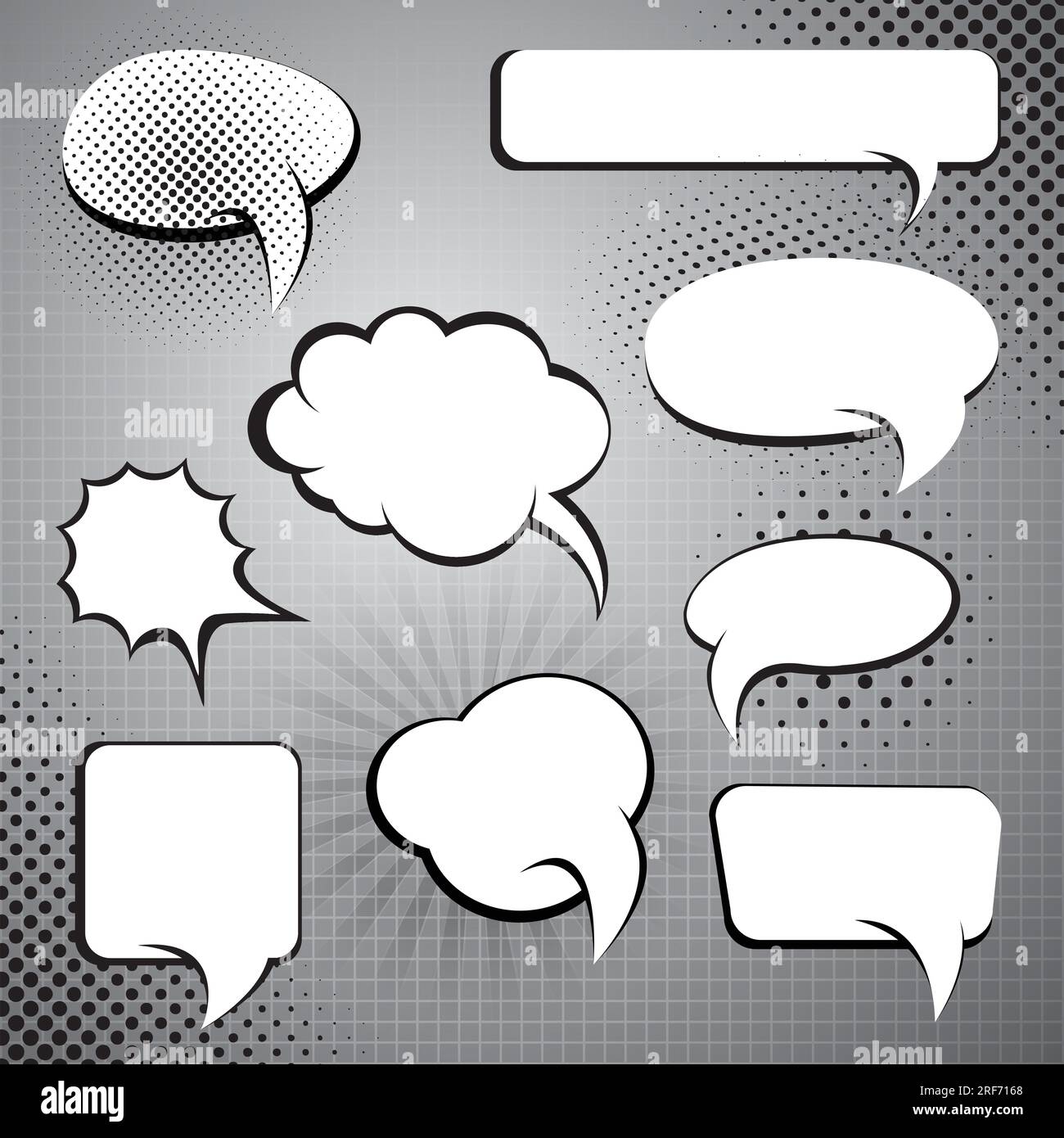 Blank comic speech exclamation hi-res stock photography and images - Alamy