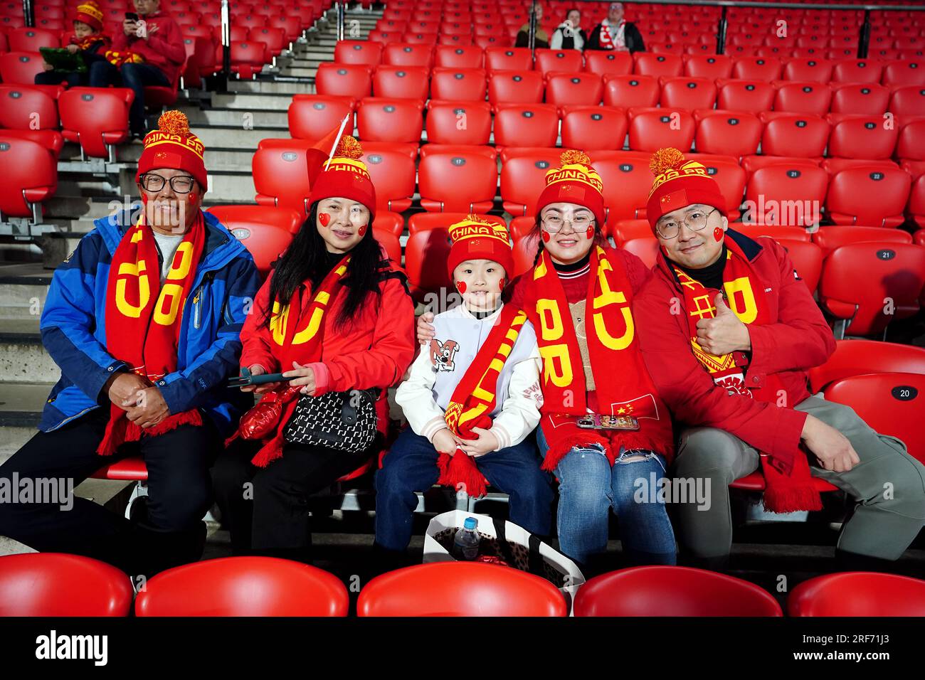 China fans ahead of the FIFA Women's World Cup 2023, Group D match at ...