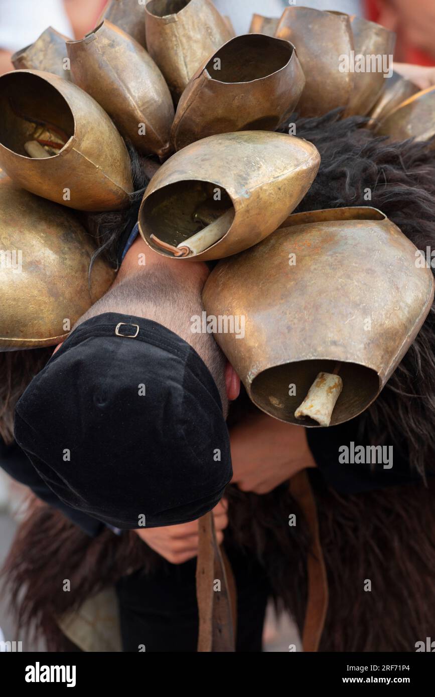 Italy, Sardinia, Mamoiada, Mamuthones Carnival Masks Stock Photo - Alamy