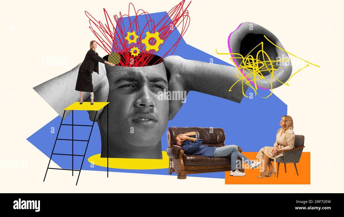 Conceptual design. Importance of visiting psychologist for mental ...