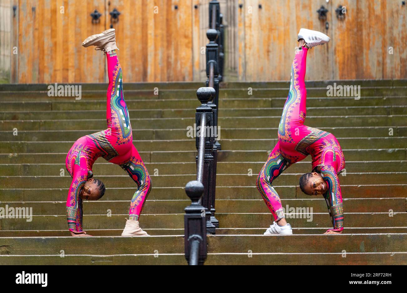 Edinburgh, Scotland, UK. 1 August 2023. The performers of Afrique en ...
