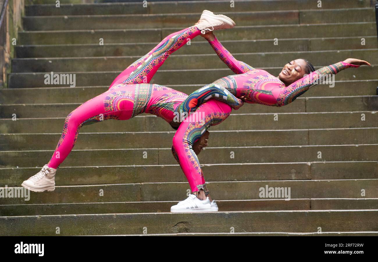Edinburgh, Scotland, UK. 1 August 2023. The performers of Afrique en ...