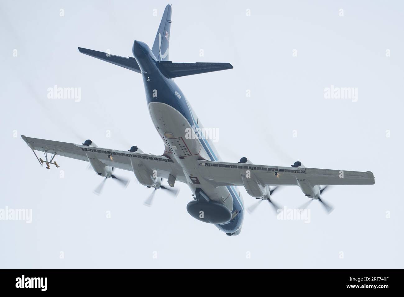 A WP-3D Orion assigned to the National Oceanic and Atmospheric ...