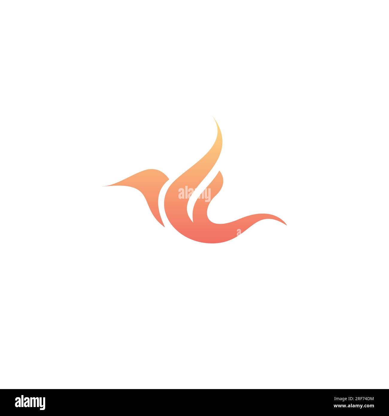 F Bird Logo Design. Letter F Logo Stock Vector Image & Art - Alamy