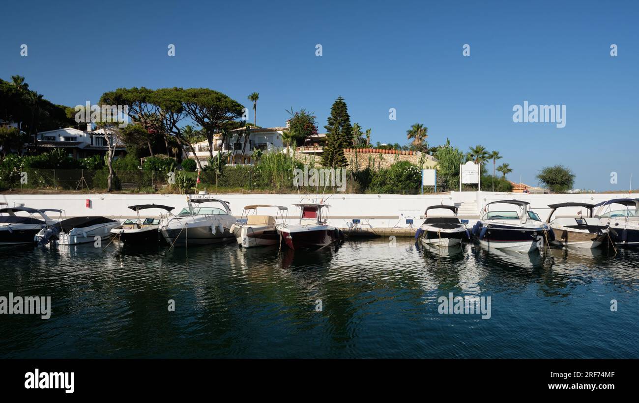 Port of Cabopino, Marbella, Spain Stock Photo - Alamy