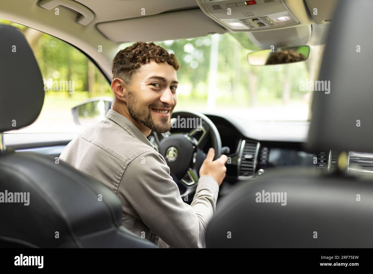 A guy driving a convertible car hi-res stock photography and images - Alamy
