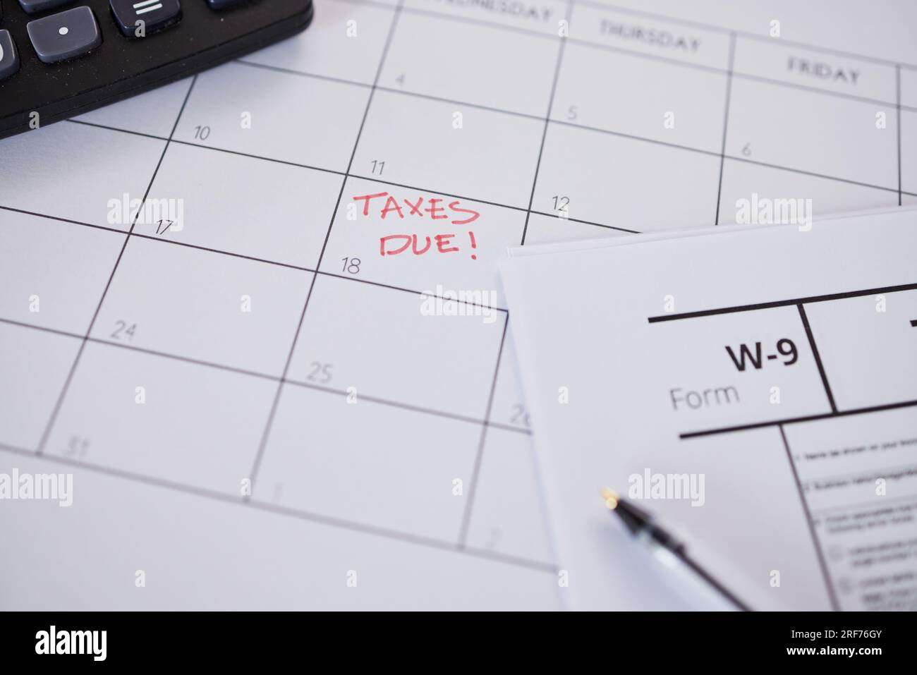 Tax, calendar and reminder on schedule for government compliance ...