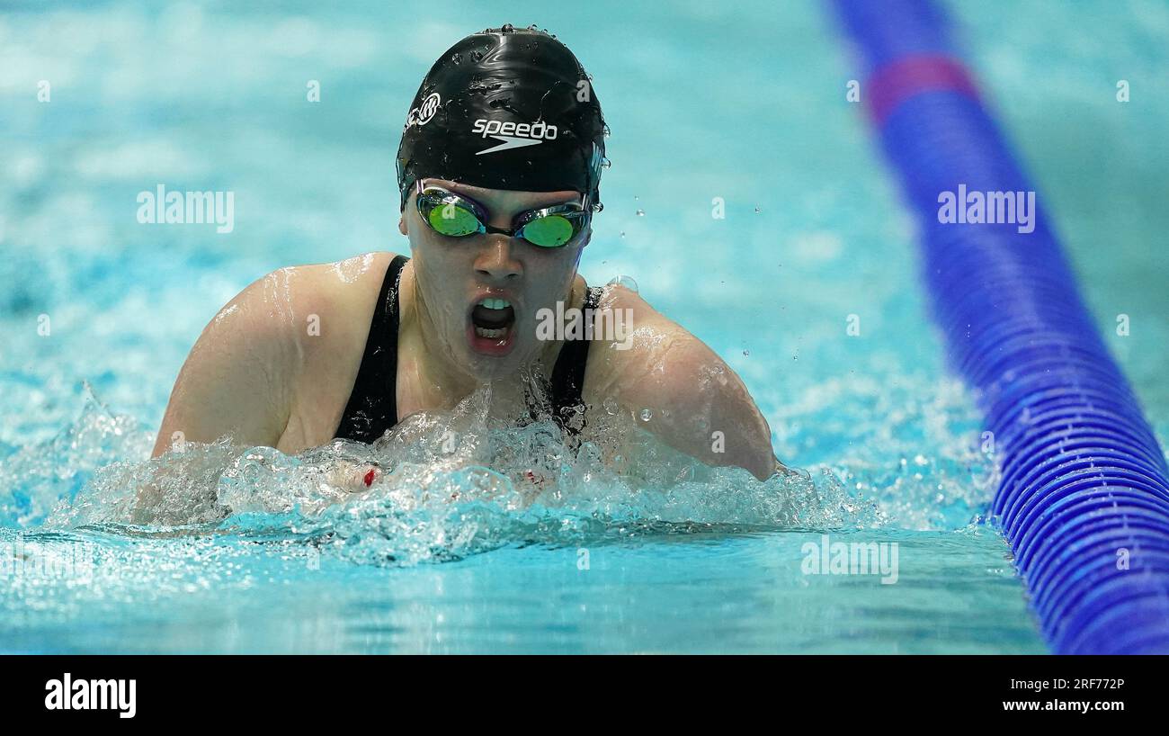 Great Britain's Brock Whiston in action during Breaststroke element of ...