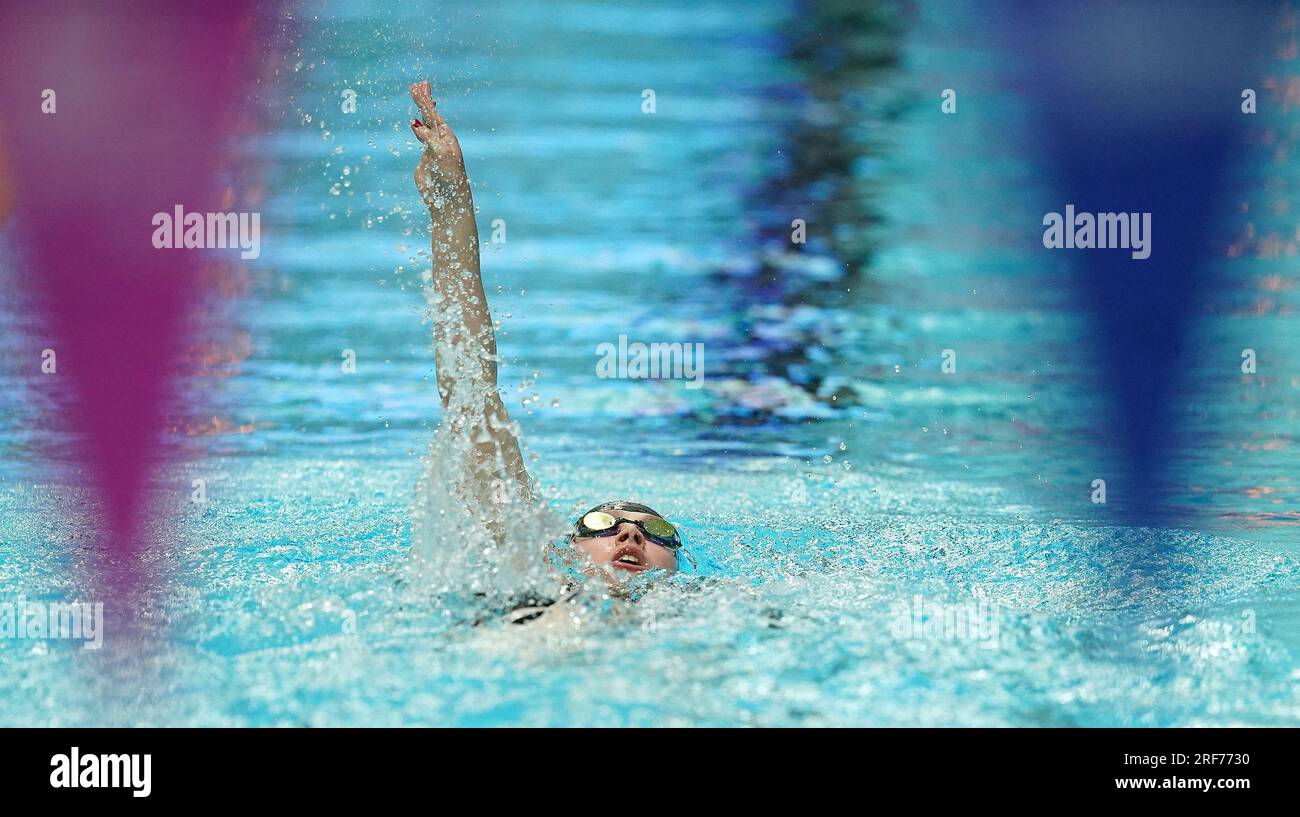 Great Britain's Brock Whiston in action during Backstroke element of ...