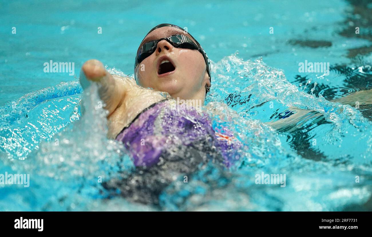 Great Britain's Toni Shaw in action during the Women's 200m SM9 ...
