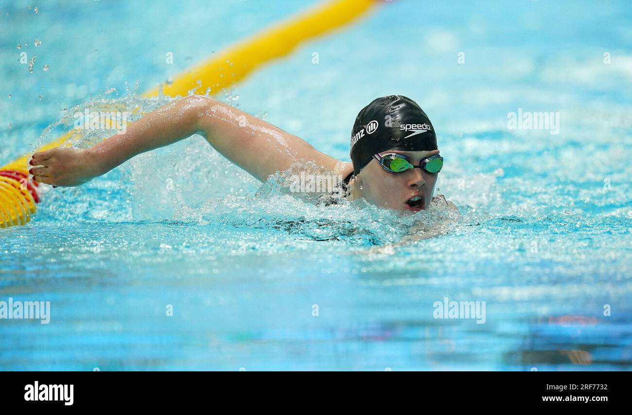 Great Britain's Brock Whiston in action during Butterfly element of the ...