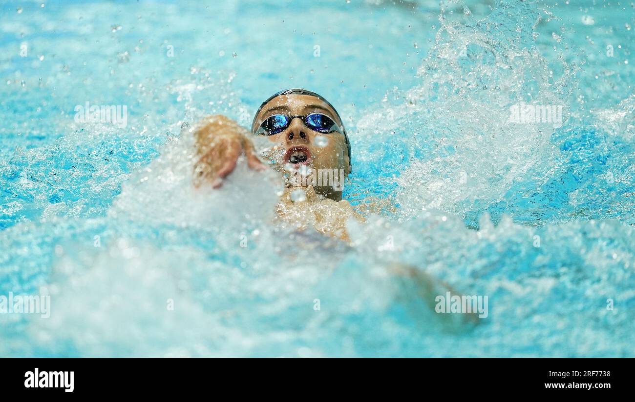 Great Britain's Louis Lawlor in action during the Men's 100m SM14 ...