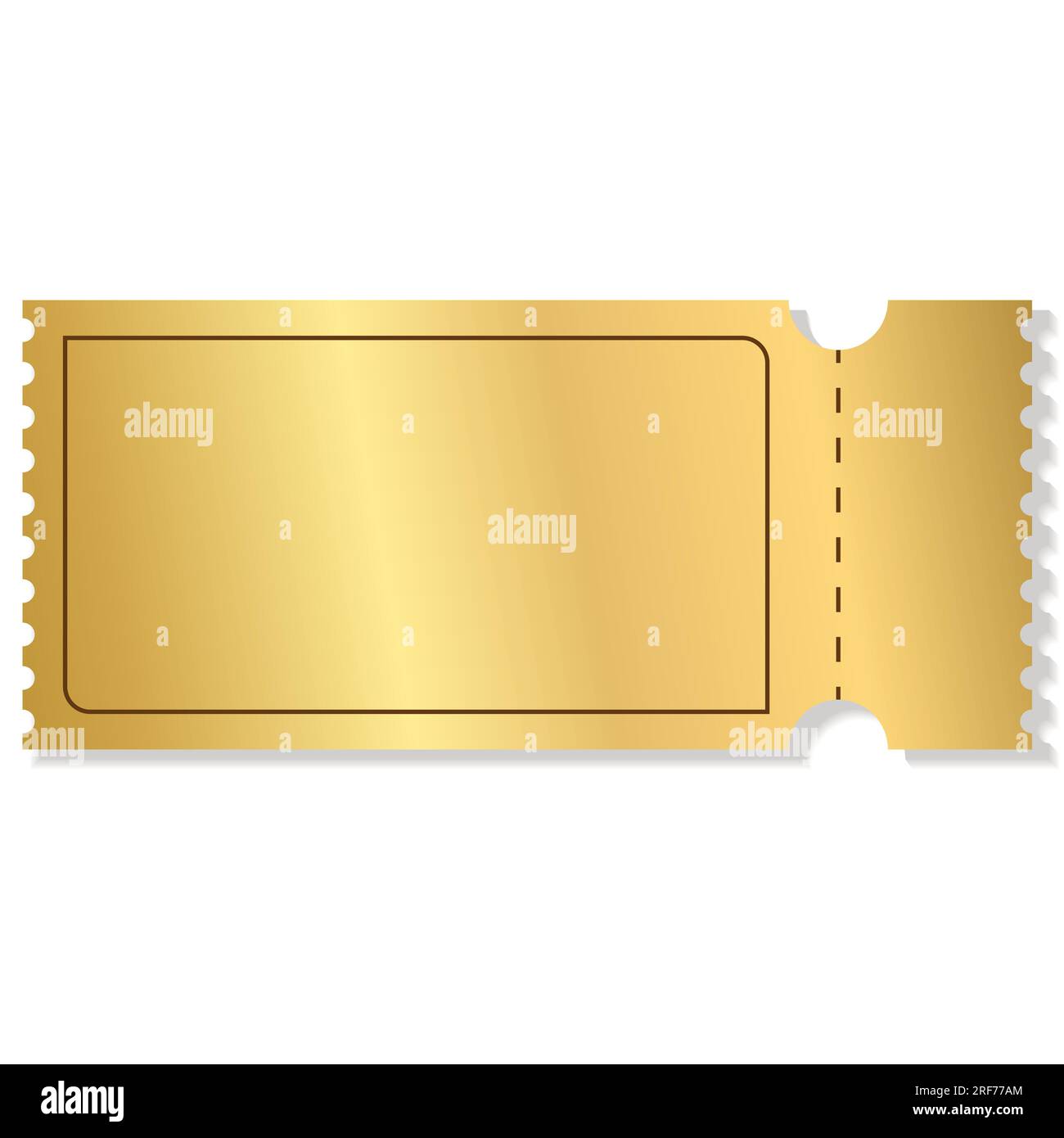 Golden raffle ticket hi-res stock photography and images - Alamy