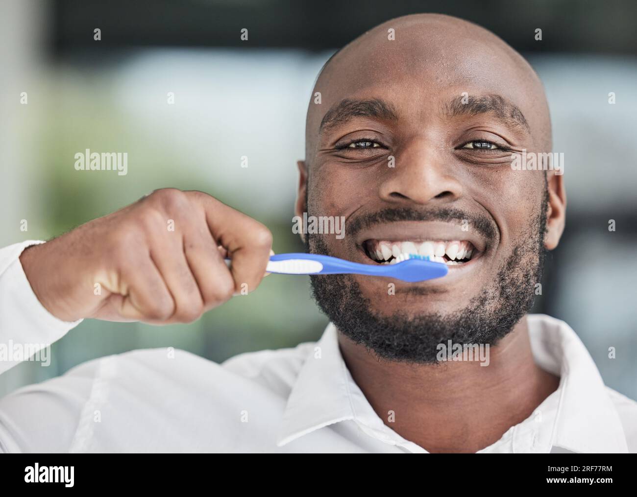 Young africa brushing teeth hi-res stock photography and images - Alamy