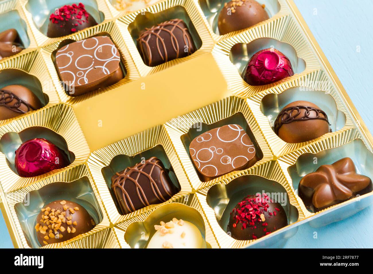 Box of chocolates Stock Photo - Alamy