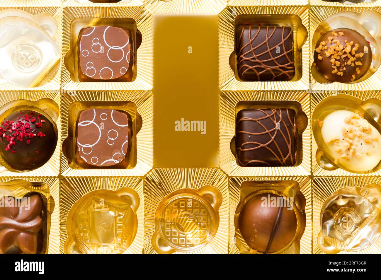 Box of chocolates Stock Photo - Alamy