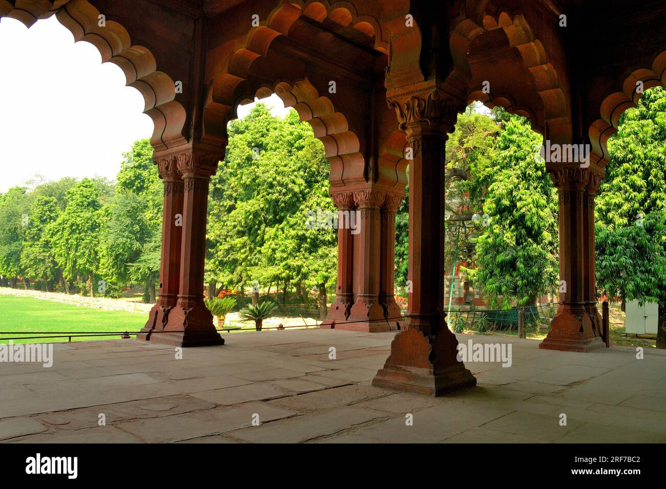 Arches of Diwan-i-Aam, Red Fort Complex, New Delhi, India Stock Photo ...
