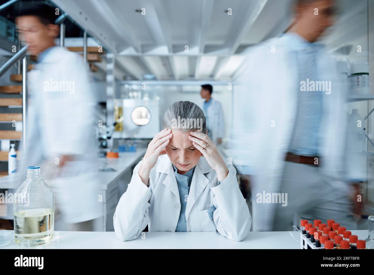 Frustrated scientist hi-res stock photography and images - Alamy