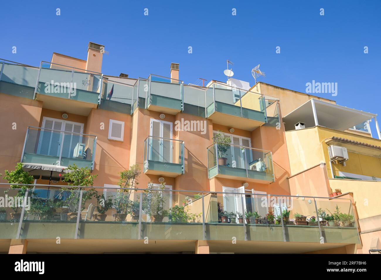 Hotel, S’Arenal, Mallorca, Spanien Stock Photo - Alamy