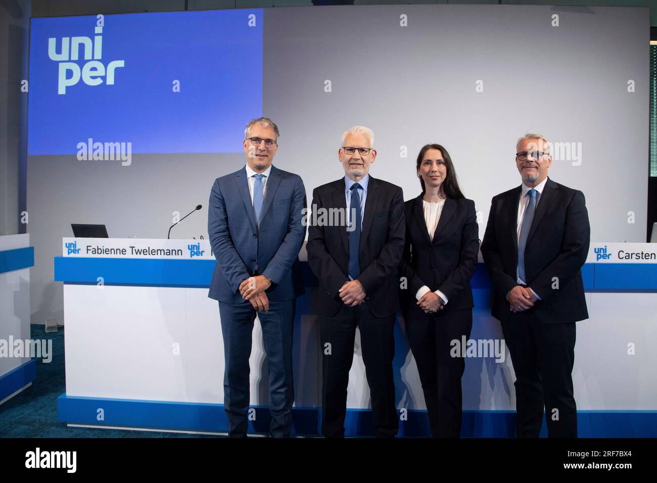 Dusseldorf, Deutschland. 01st Aug, 2023. The management of Uniper SE ...
