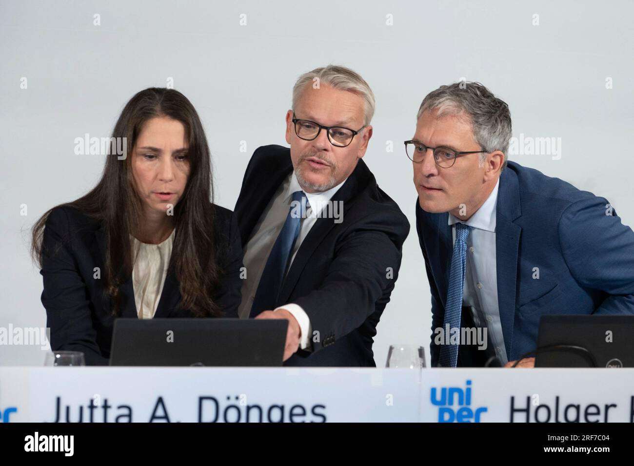 Dusseldorf, Deutschland. 01st Aug, 2023. from left: Jutta A. DOENGES ...