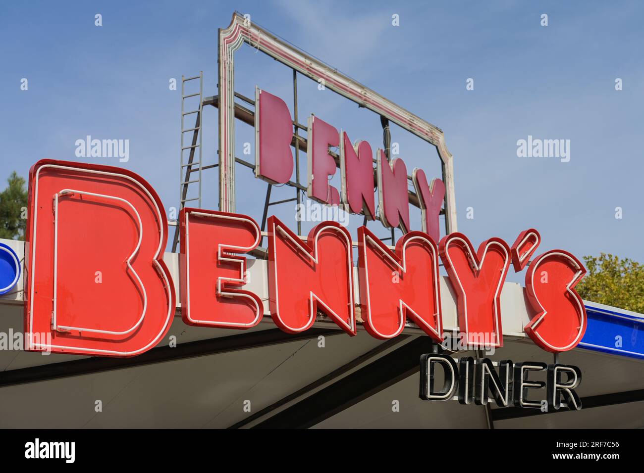 Restaurant Benny´s Diner, Magaluf, Mallorca, Spanien Stock Photo - Alamy