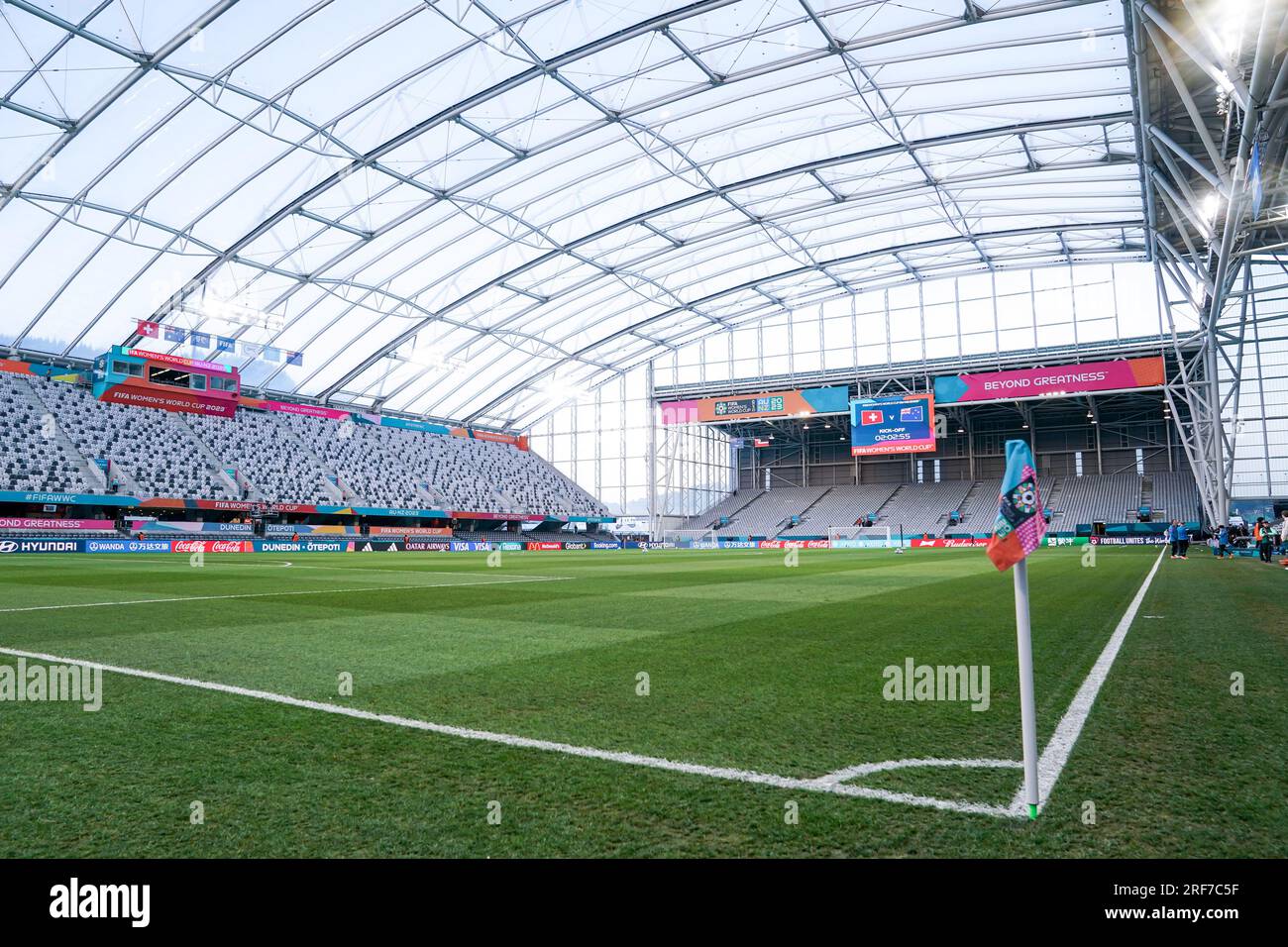 Dunedin, New Zealand. 30th July, 2023. General view inside the stadium ...
