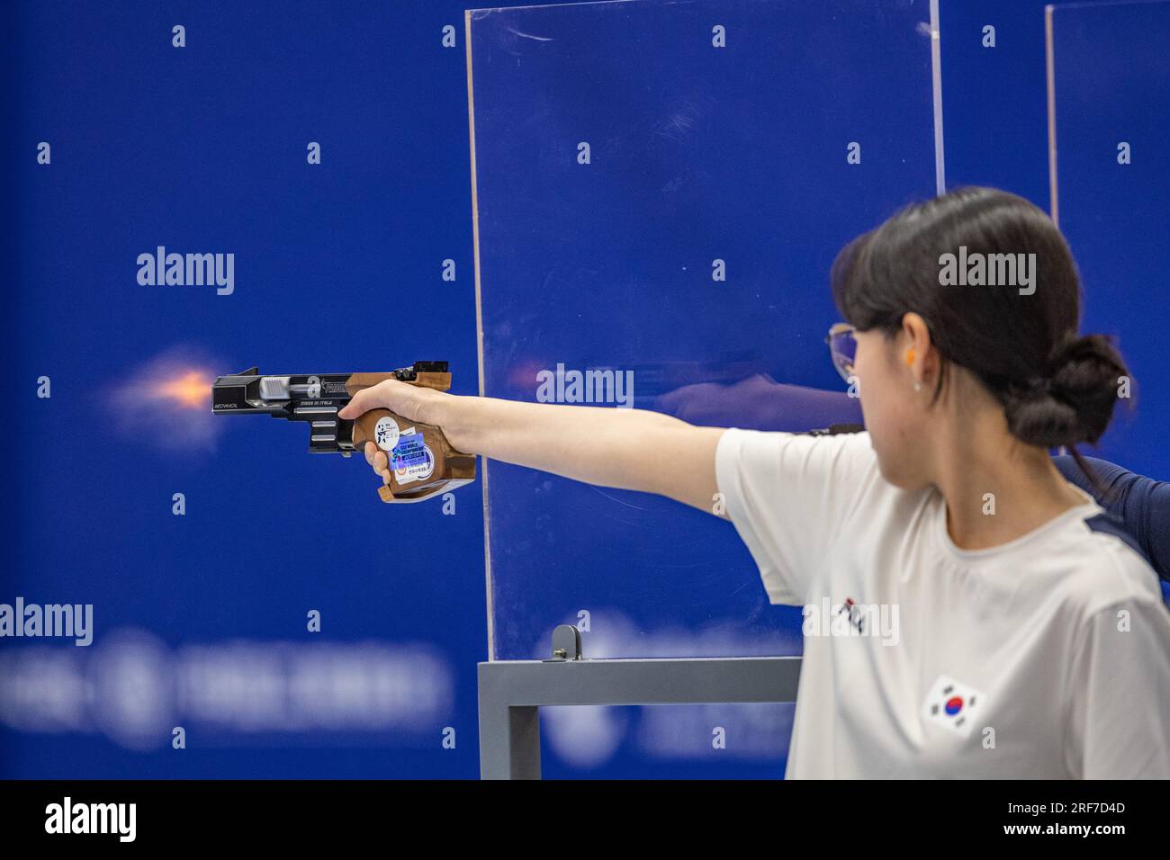 Chengdu, China's Sichuan Province. 1st Aug, 2023. Yang Jiin of South ...