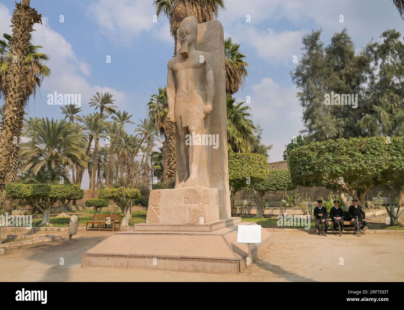 Ramses II, Statue, Skulpturengarten, Museum, Mit Rathina, Memphis ...