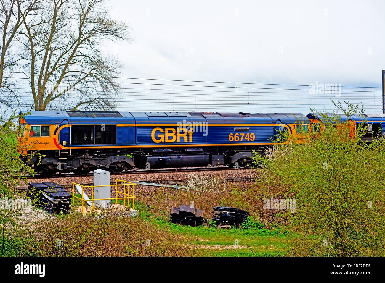 Pair of Class 66 Locomotives, Shipton by Beningbrough, North Yorkshire ...