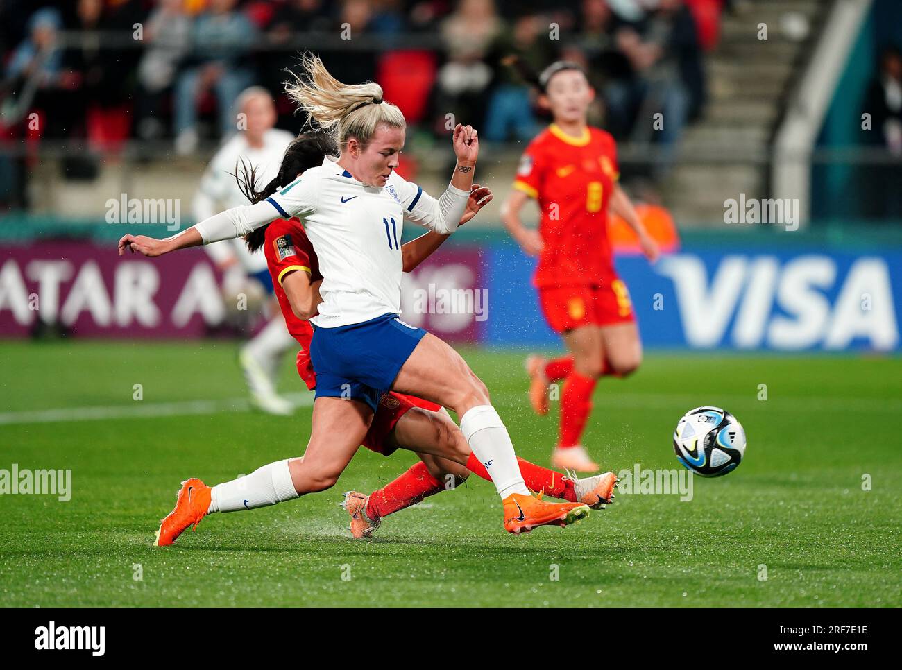 England’s Lauren Hemp shoots during the FIFA Women's World Cup 2023 ...