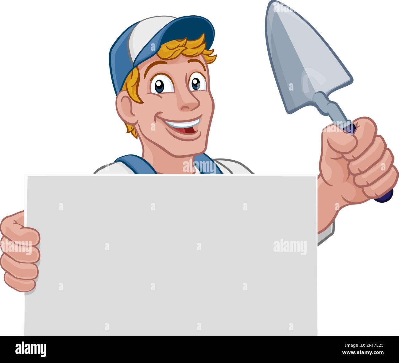 Bricklayer Mascot Tool Mason Construction Mascot Stock Vector Image ...