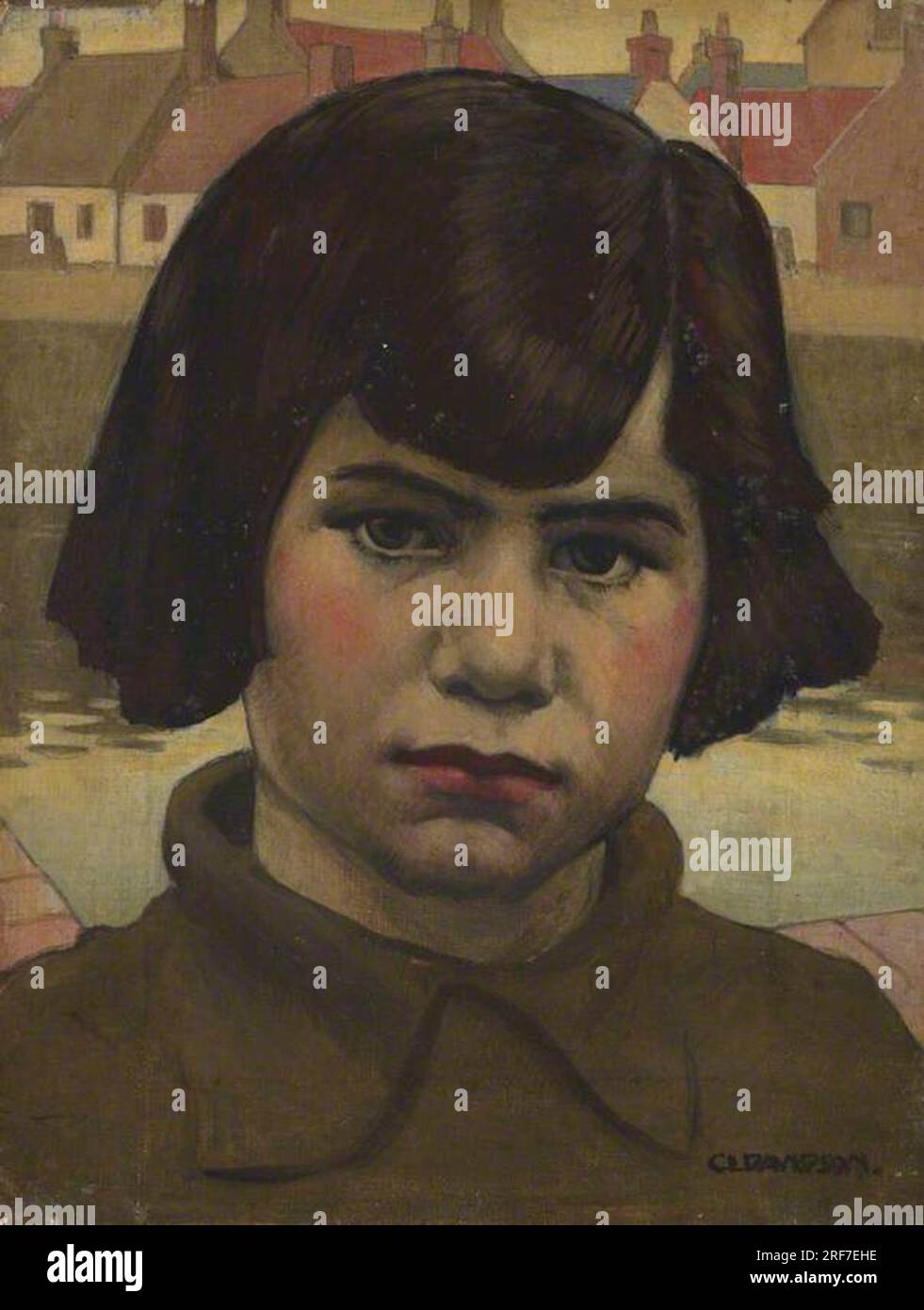 Portrait of a Girl circa 1930 by Charles Davidson Stock Photo - Alamy