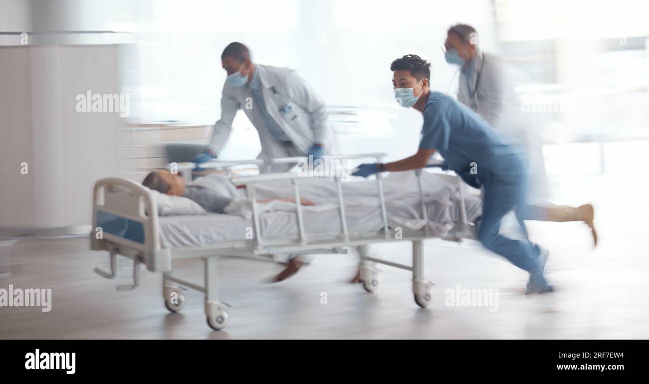 Hospital bed rush hi-res stock photography and images - Alamy