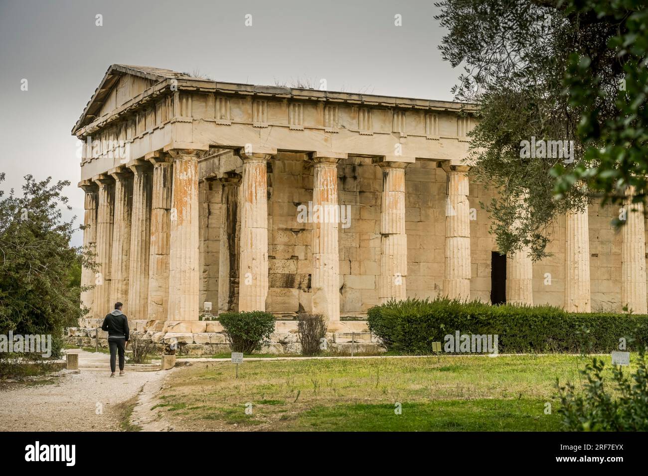 Tempel des Hephaistos, Athener Agora, Athen, Griechenland Stock Photo ...