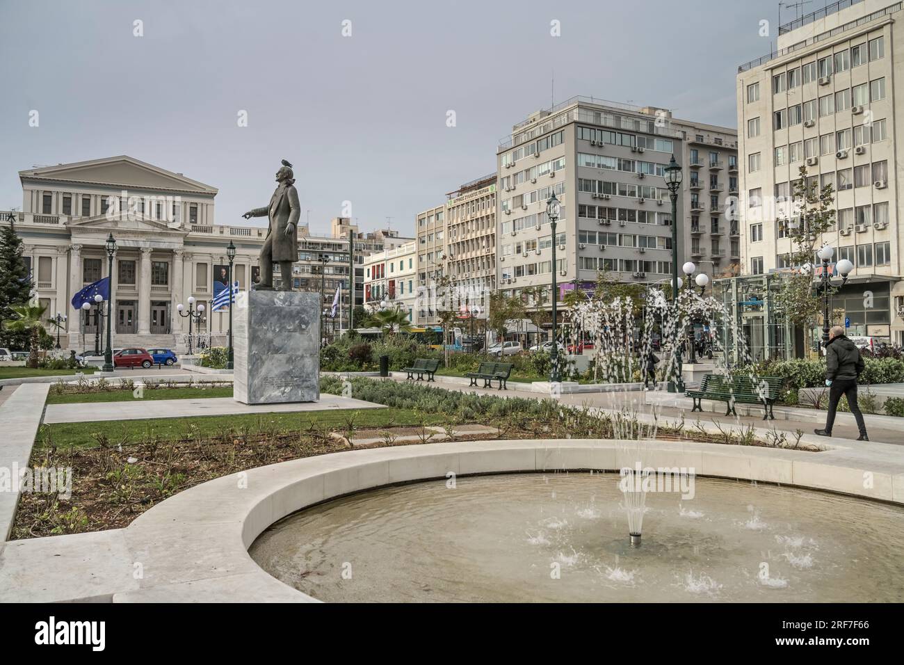 Korai Platz, Piräus, Athen, Griechenland Stock Photo - Alamy