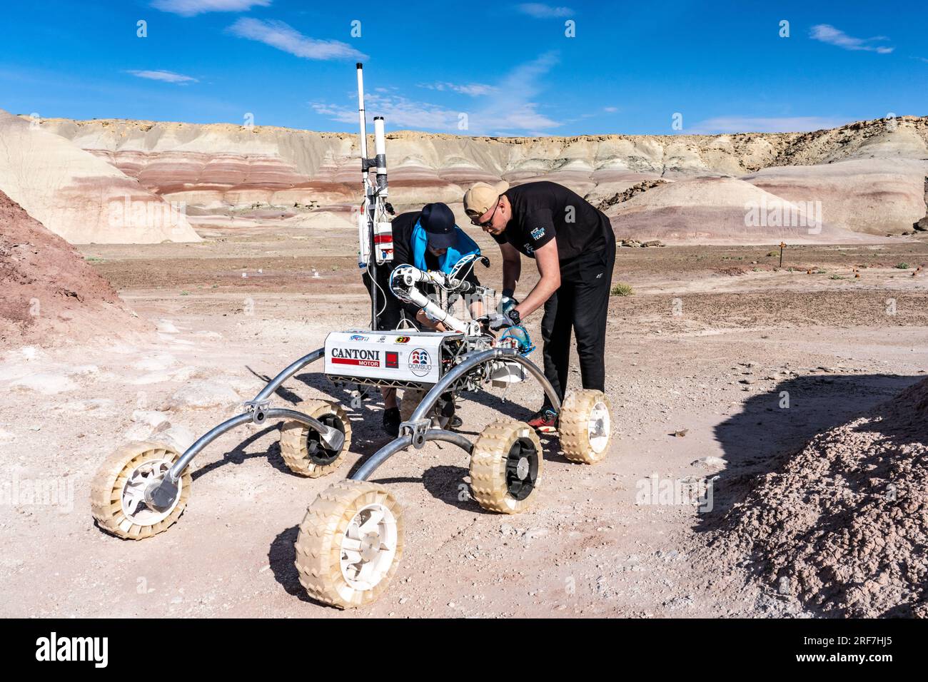 The PCZ Mars Rover in the University Rover Challenge, Mars Desert ...