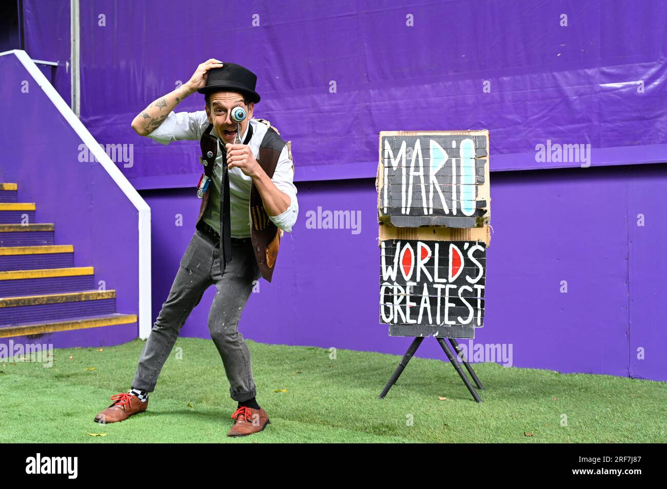 Edinburgh, Scotland, UK. 1st Aug 2023. Edinburgh Fringe:Mario the Maker ...
