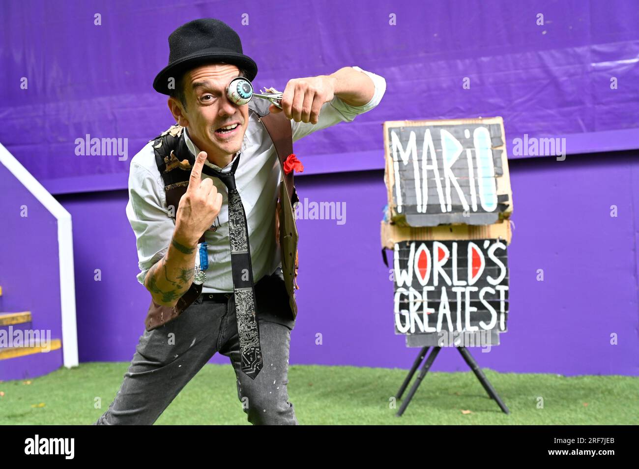 Edinburgh, Scotland, UK. 1st Aug 2023. Edinburgh Fringe:Mario the Maker ...