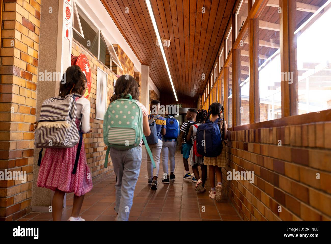 Walking childrens hi-res stock photography and images - Alamy