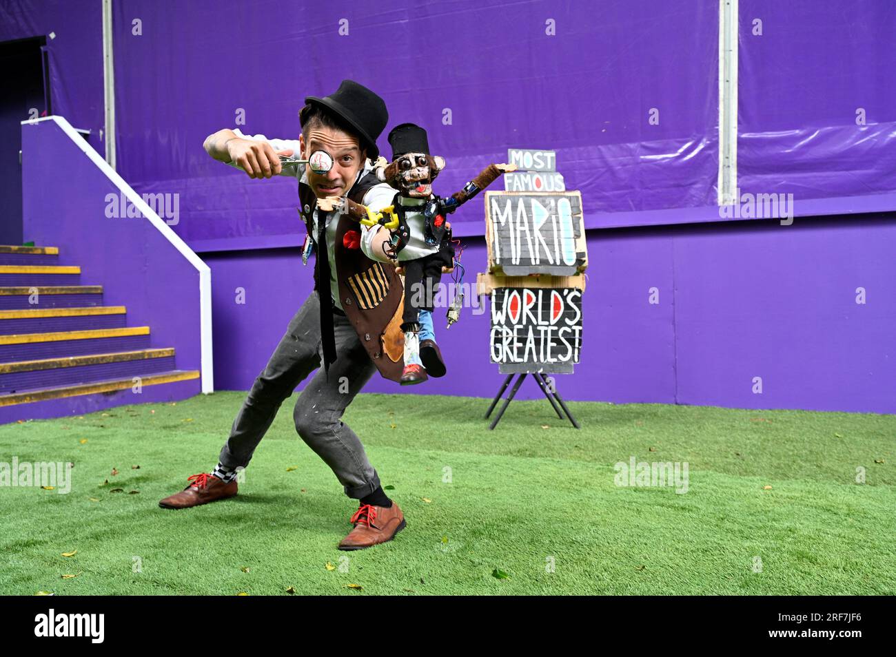 Edinburgh, Scotland, UK. 1st Aug 2023. Edinburgh Fringe:Mario the Maker ...