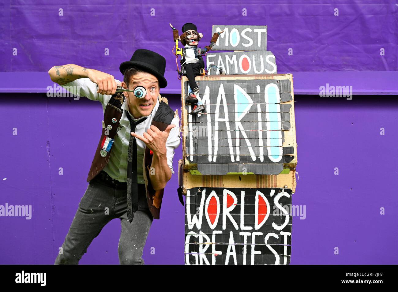 Edinburgh, Scotland, UK. 1st Aug 2023. Edinburgh Fringe:Mario the Maker ...